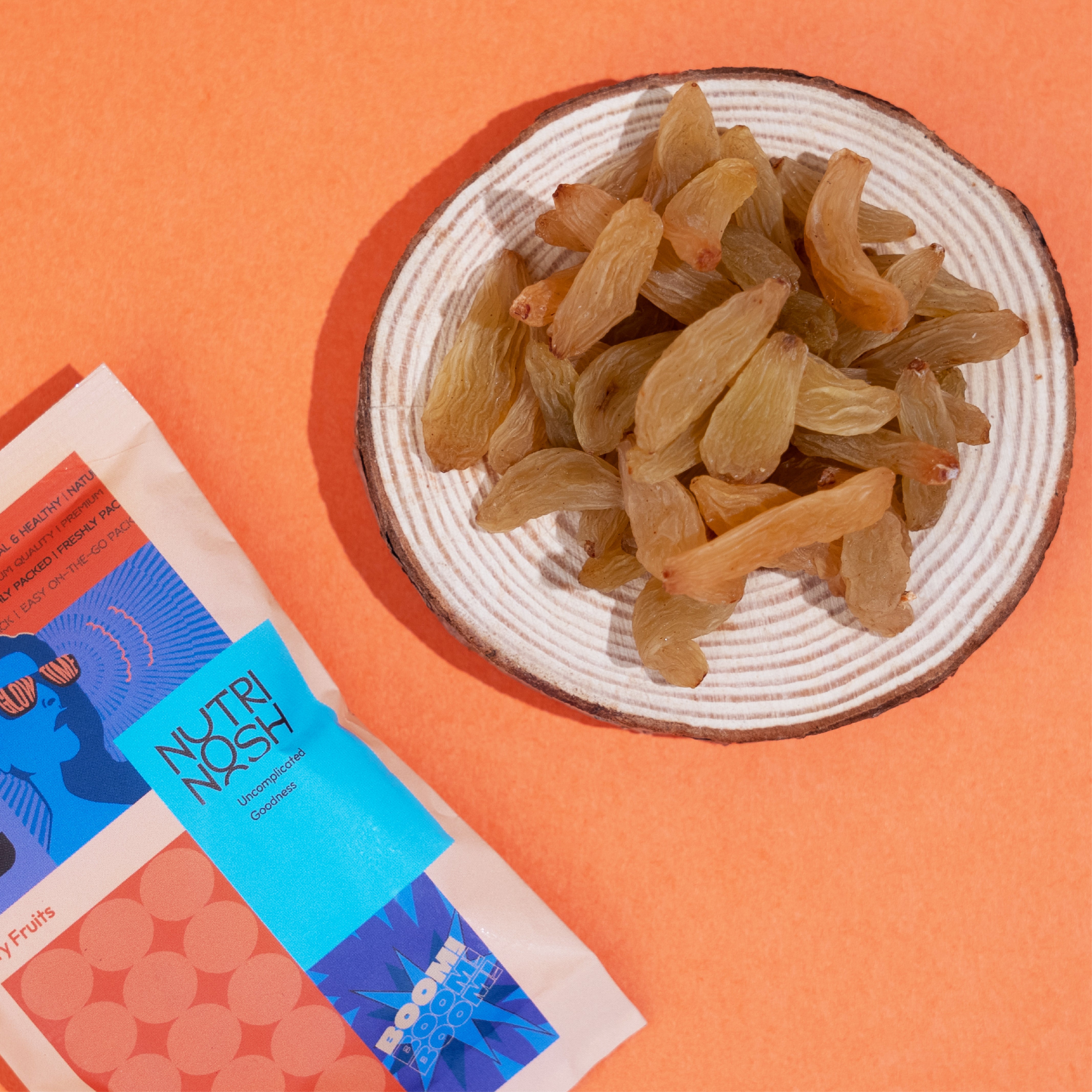 Raisins-yellow (25Gms)– NUTRI NOSH